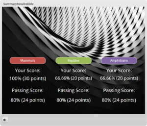 Creating a Results Slide for Multiple Quizzes in Storyline 360