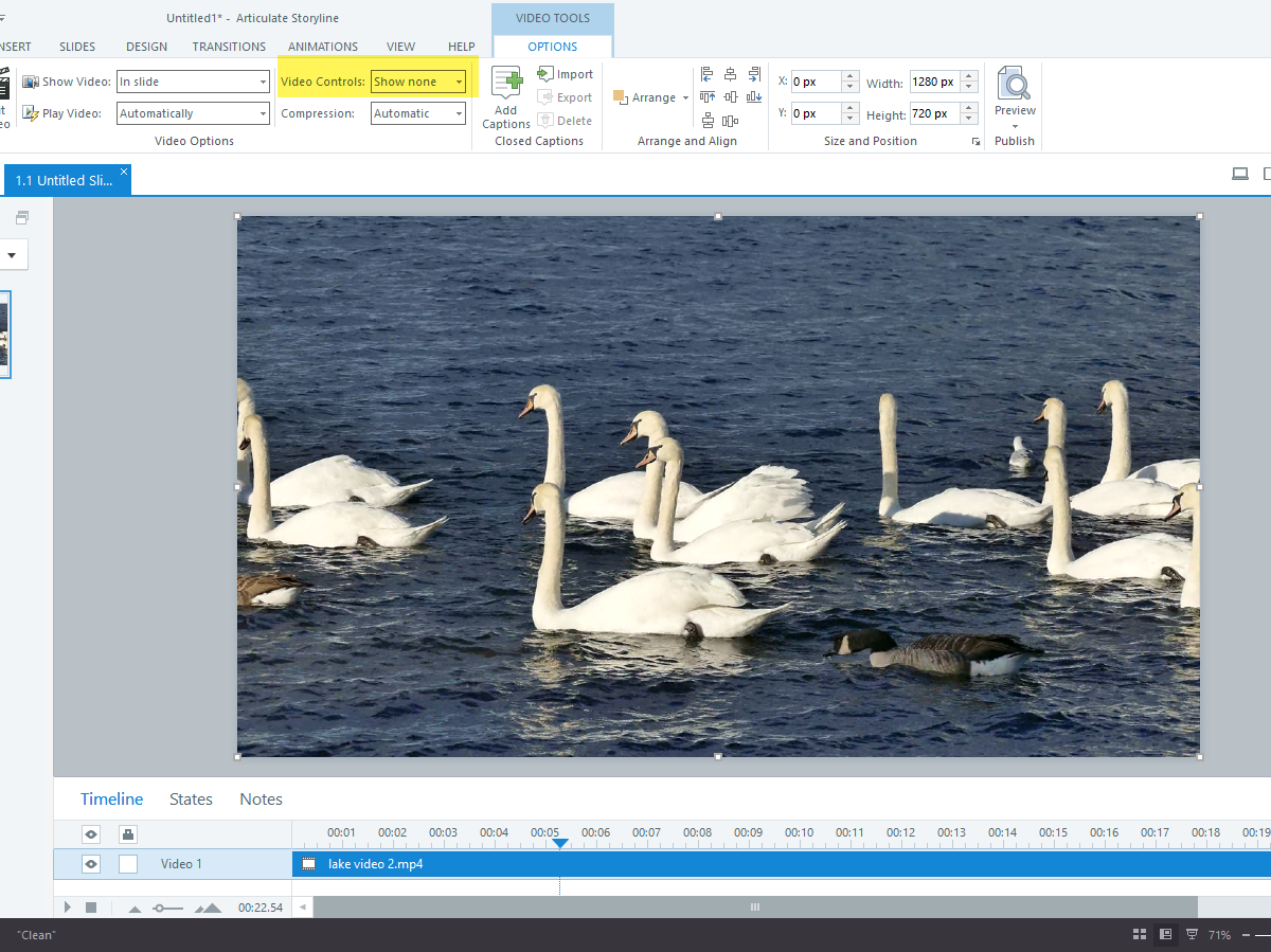 How to Pause and Sync Videos with Timeline in Storyline 360 - Bridgehill Learning Solutions